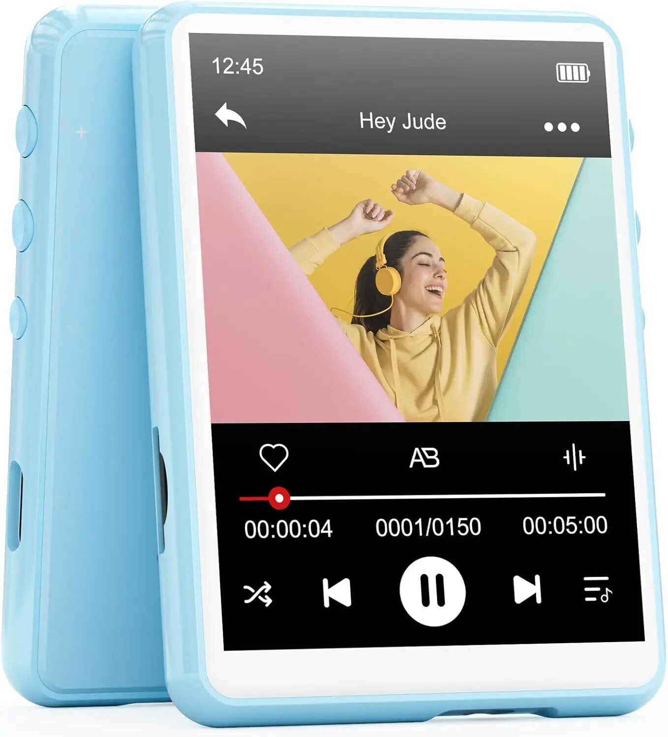 MECHEN MP3-плеер 64 ГБ Bluetooth 5.3 SKY BLUE