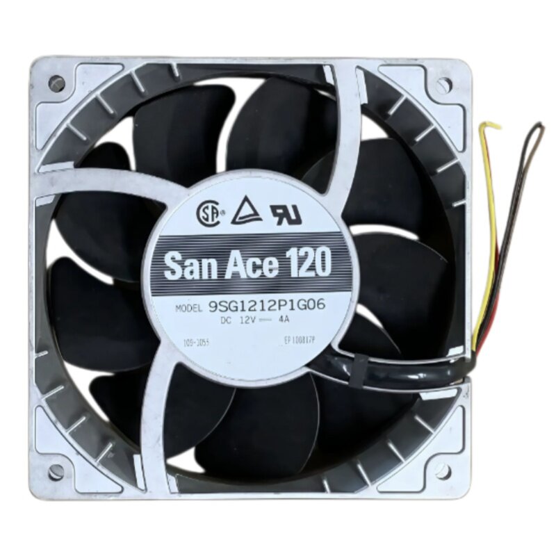 100% Новый оригинал 12V 4A 9SG1212P1G06 осевой радиатор 12038 120x120x38mm 12cm