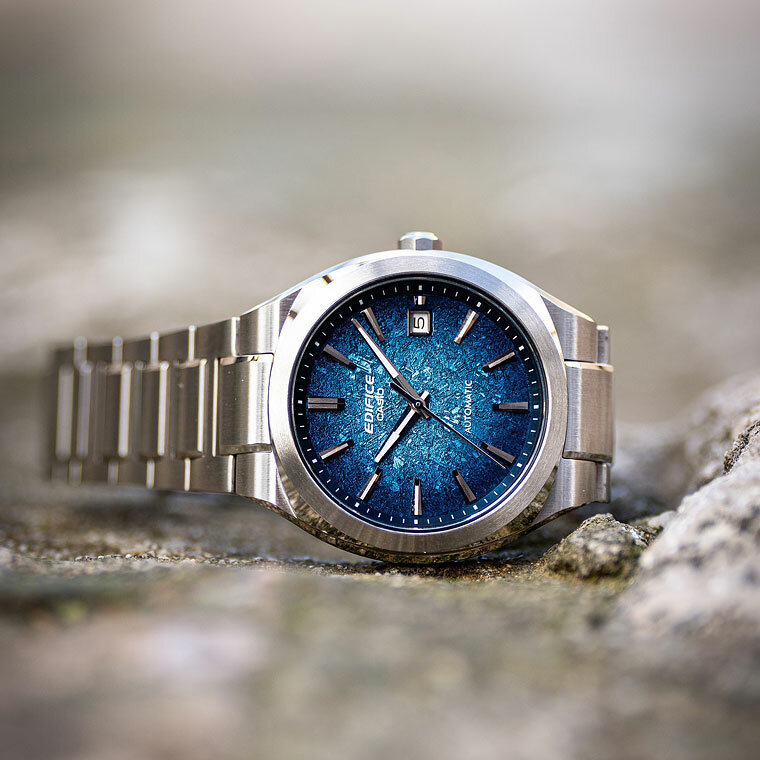 Наручные часы CASIO Edifice, синий, серебряный — фото 1