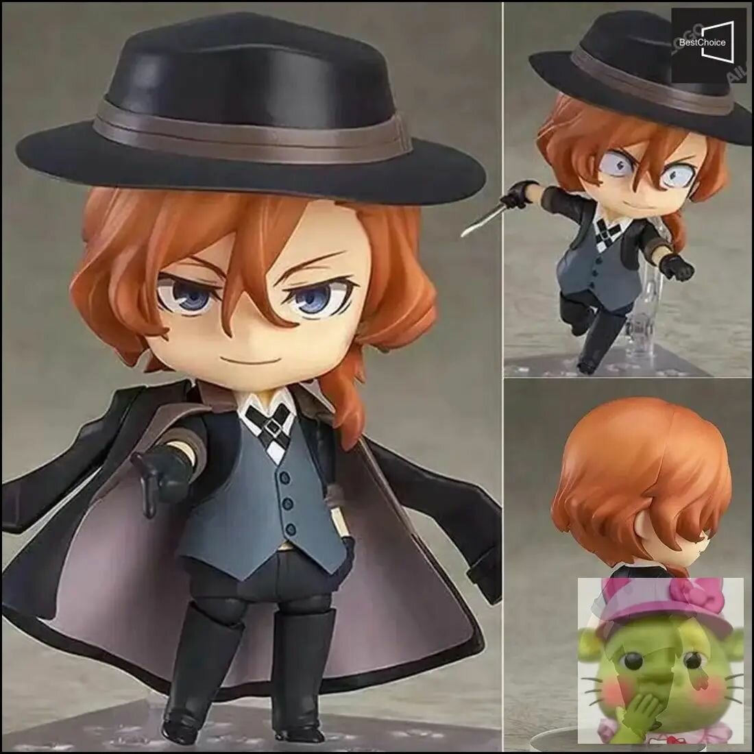 Фигурка Проза бродячих псов Чуя Накахара / Bungo Stray Dogs Chuya Nakahara Нендороид (10cm) 676