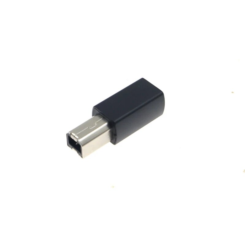 CableCC Адаптер USB Type C «мама» на USB B «папа» Черный, черный
