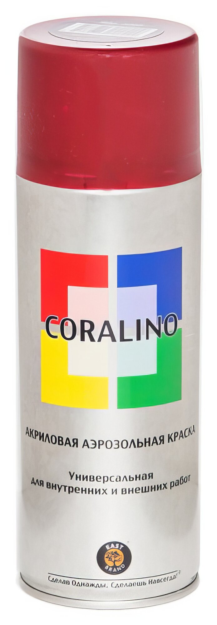 Краска аэрозольная CORALINO RAL 3005 красное вино 520мл