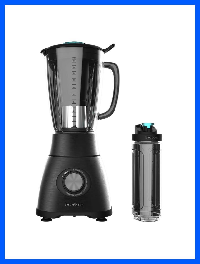 Cecotec Стационарный блендер Power Black Titanium 2500MAX GO, черный