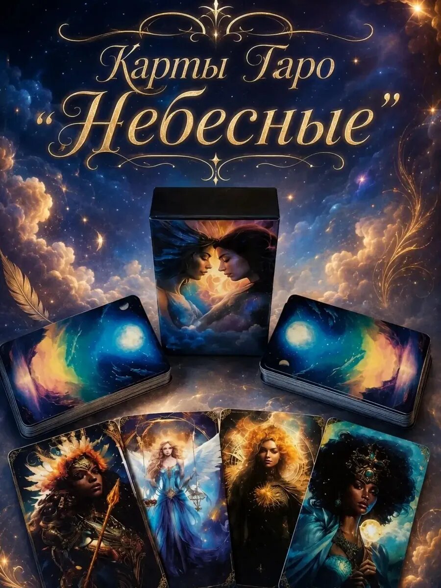 Карты Таро Divine Celestial (Небесное Таро Божественного) 78 карт