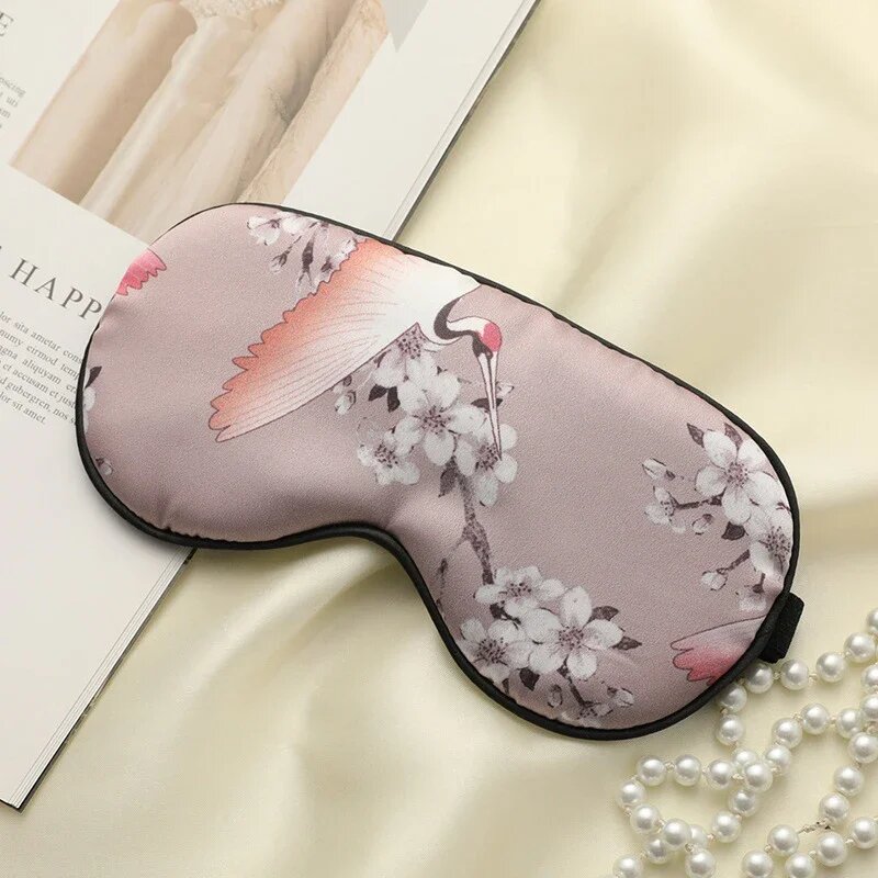 Шелковая маска для сна DEDOMON, Light Purple