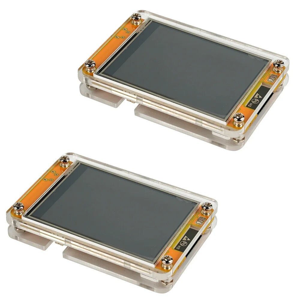 2шт. Стемеду ESP32 2.8" дисплей с корпусом, Цвет: 2PCS Screen and Case