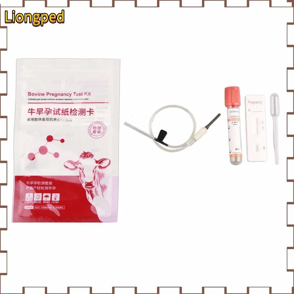 Набор для тестирования на стельность коров Liongped тест-полоски для коров