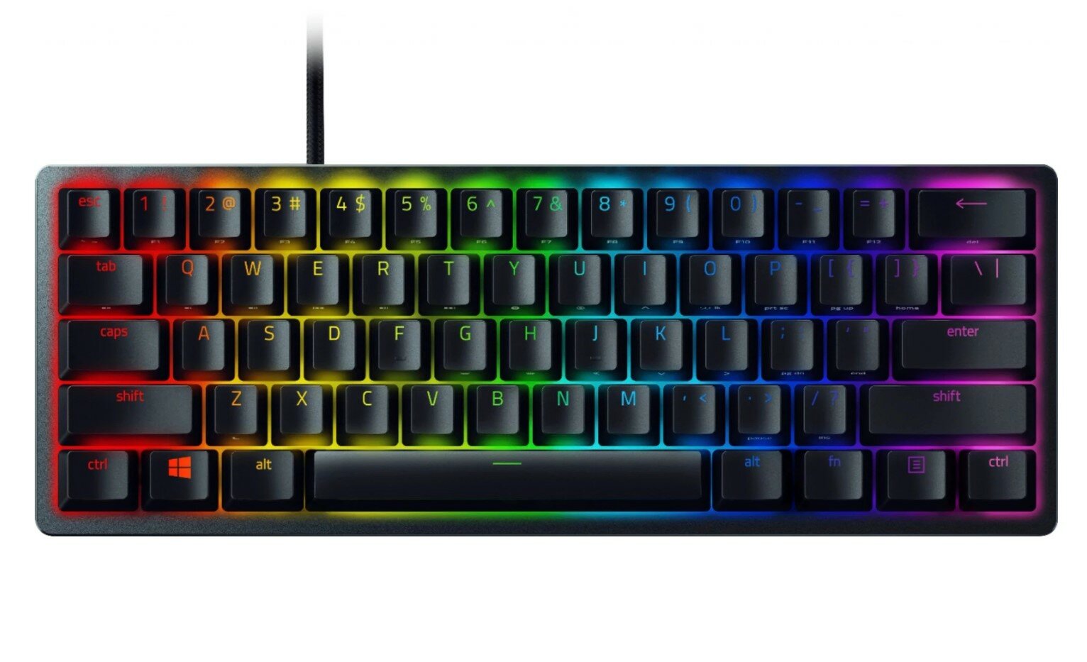 Клавиатура Razer Huntsman Mini Purple Switch RZ03-03391500-R3R1, черный
