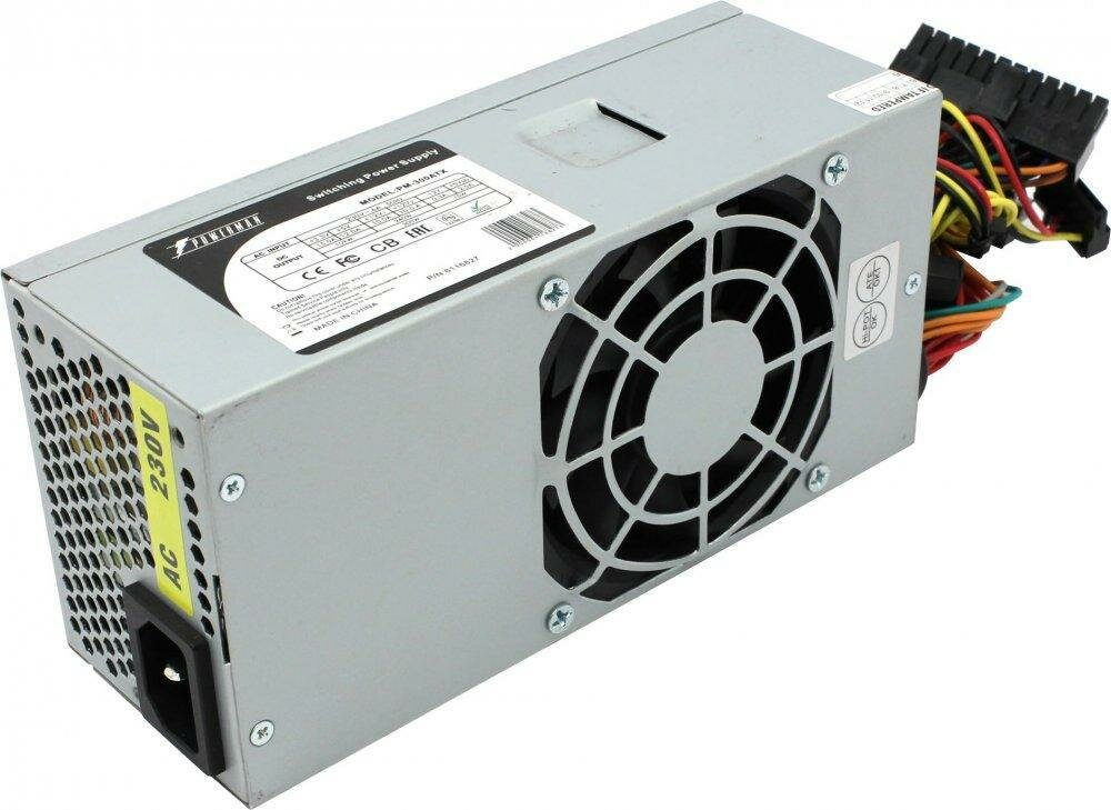 Блок питания TFX 300Вт Powerman PM-300ATX (20+4pin) PPFC 80mm fan 3xSATA [6116827]
