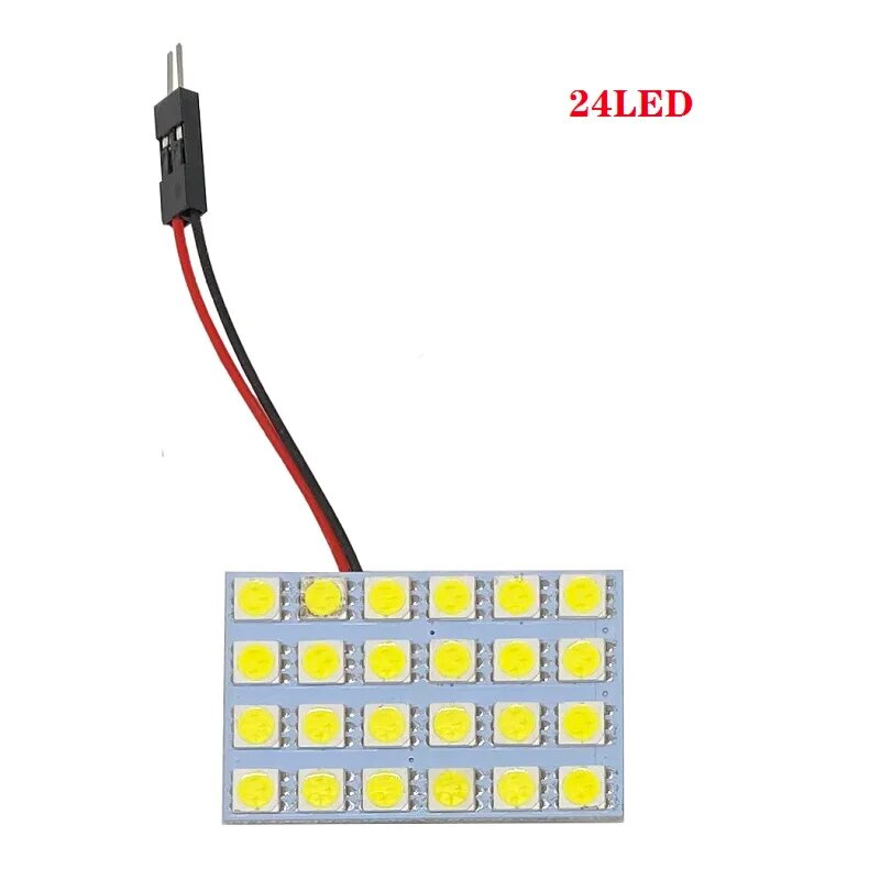 24LED желтая светодиодная панель для авто