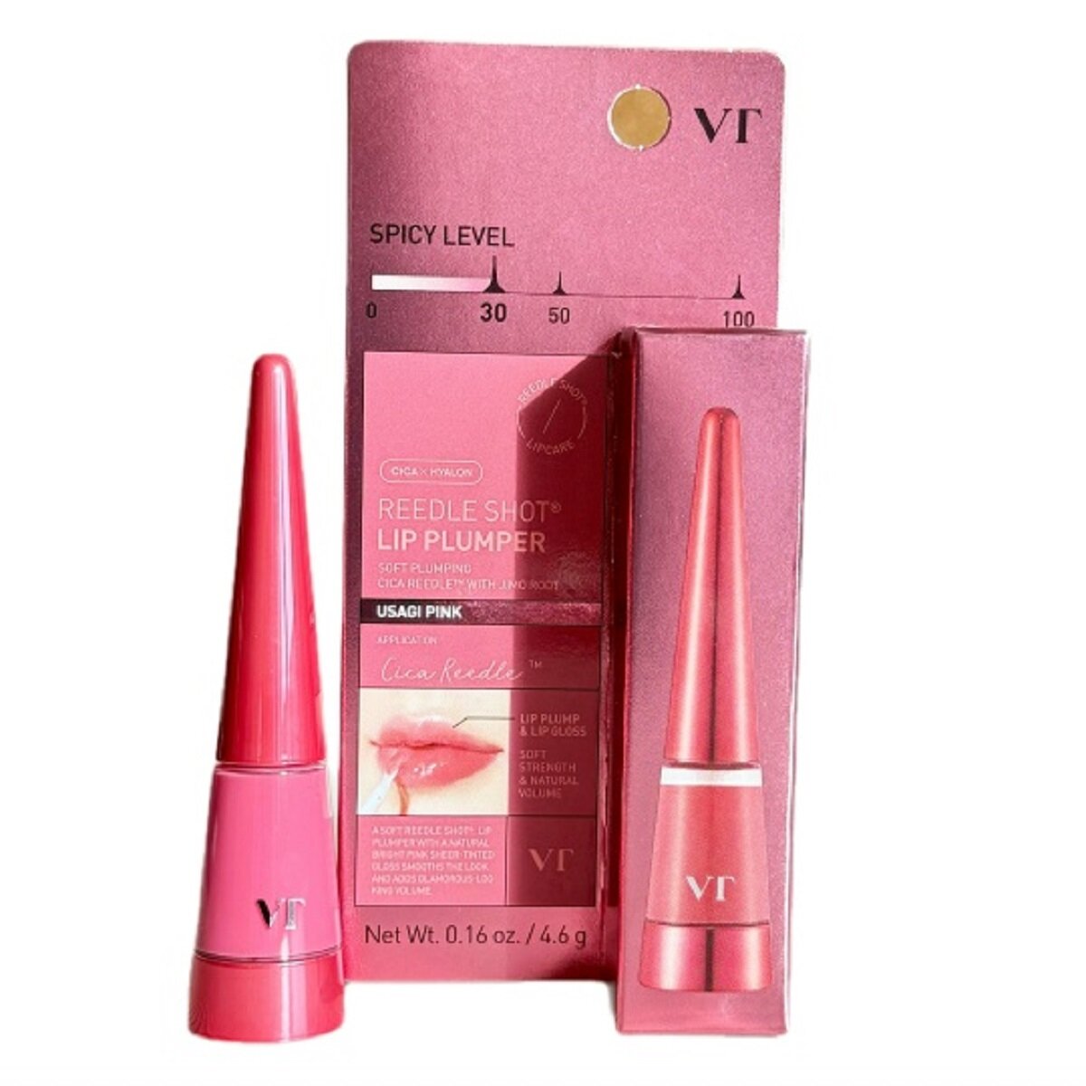Vt Cosmetics Розовый плампер для губ 30ед (4,3гр) Reedle Shot Lip Plumper Usagi Pink