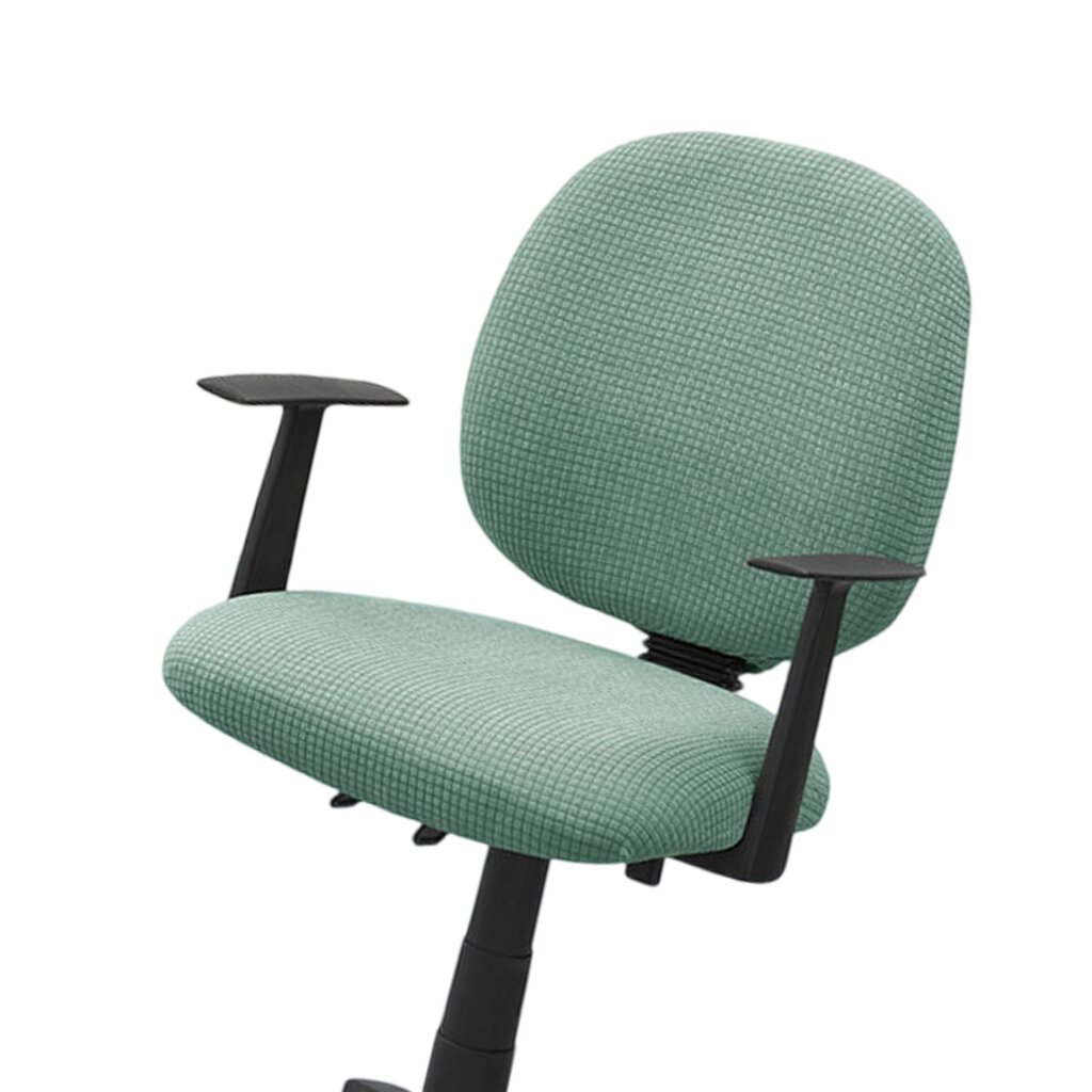 Водонепроницаемый чехол для офисного кресла с кукурузными зернами (подушка + спинка)-травянисто-зеленый