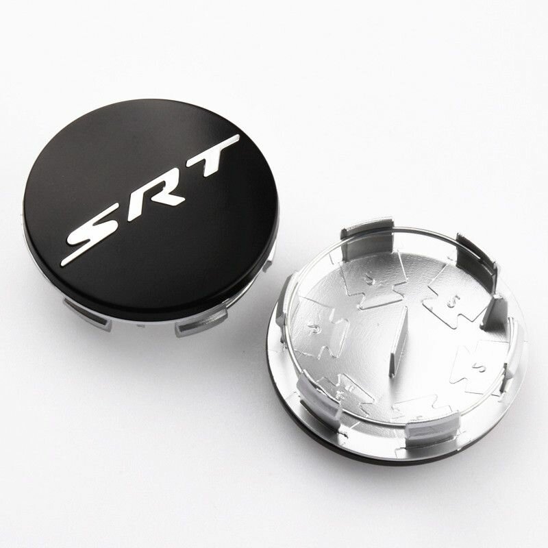 Колпачки на литые диски Dodge SRT 63/54 мм — колпак-заглушка колесная (1LB72TRMAA), 4 шт, цвет по фото для дисков