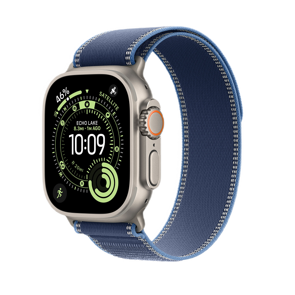Умные часы Apple Watch Ultra 3 49mm Natural Titanium Case with Blue Trail Loop S/M