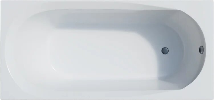 Акриловая ванна Corpa Nera Milano CN05007WH 150x70, с каркасом, с экраном, пристенная, белая, глянцевая, прямоугольная