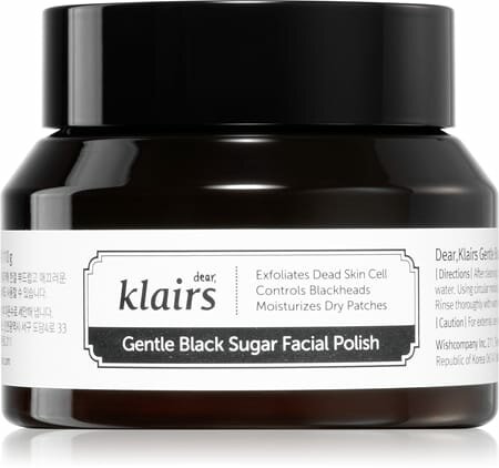 Эссенция для ухода за кожей Klairs Gentle Black Sugar Facial Polish, 110 г