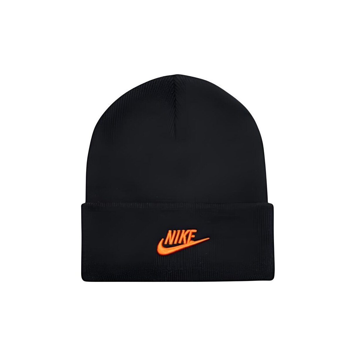 Шапка NIKE для мужчин, размер Ф, черный/оранжевый — фото 1