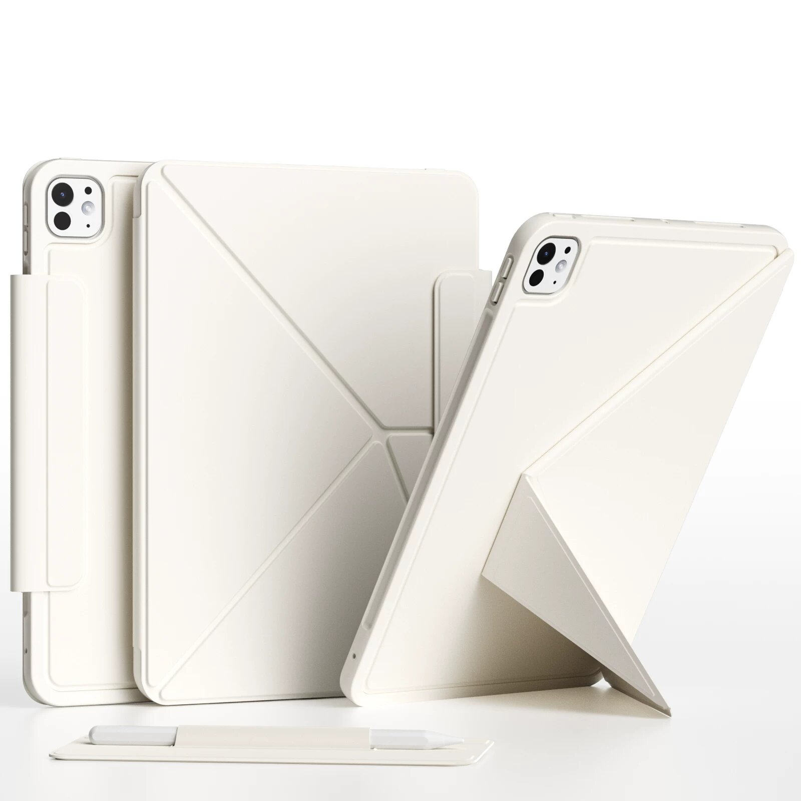 Чехол-свёртывание для iPad Pro 18/20/21/22 (12.9 дюймов) с магнитным держателем для ручки, ударопрочный, ультратонкий,