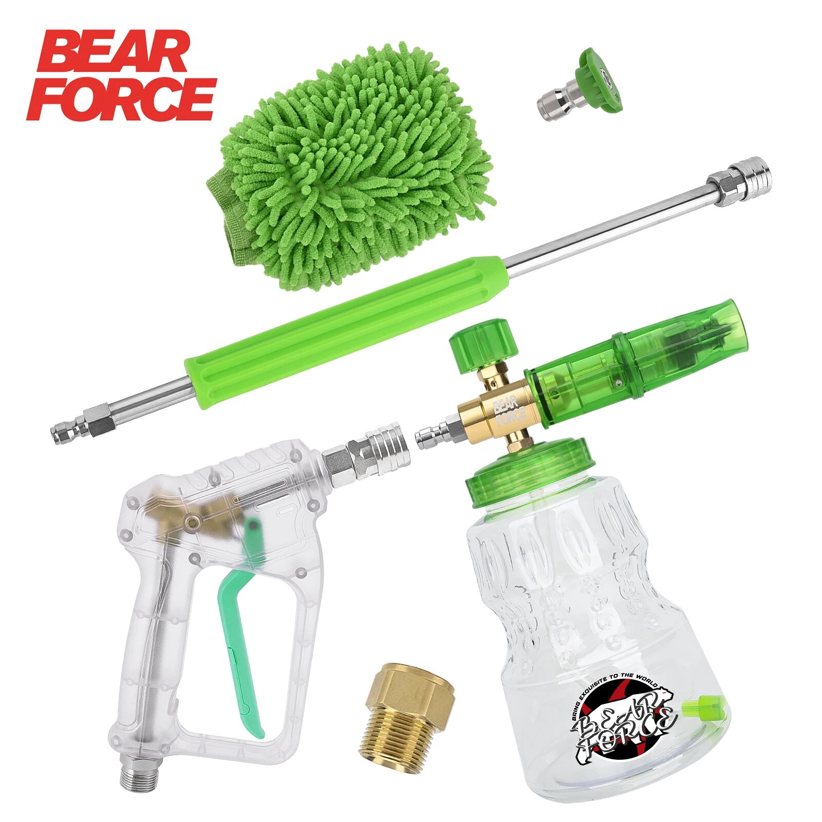 Пистолет для мойки Bear Force Type A с насадкой и месным распылителем
