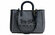 Сумка Coach, фактура тиснение, темно-синий