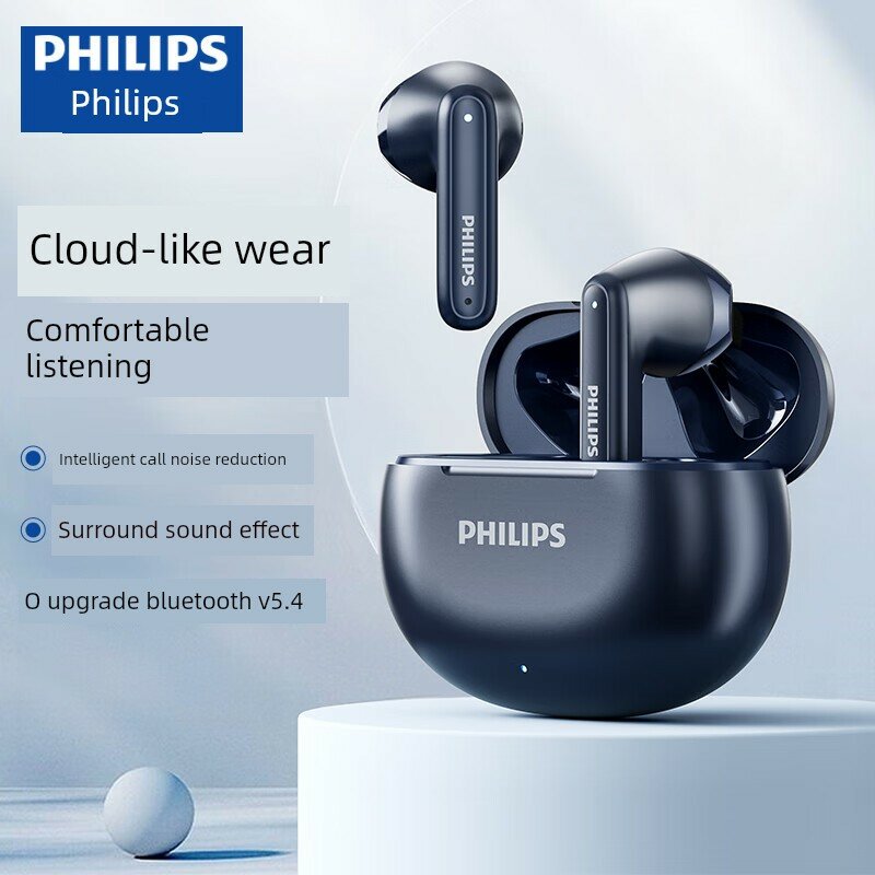 Philips TAT1420 беспроводные наушники с Bluetooth 5.4, стабильным соединением и шумоподавлением при звонках
