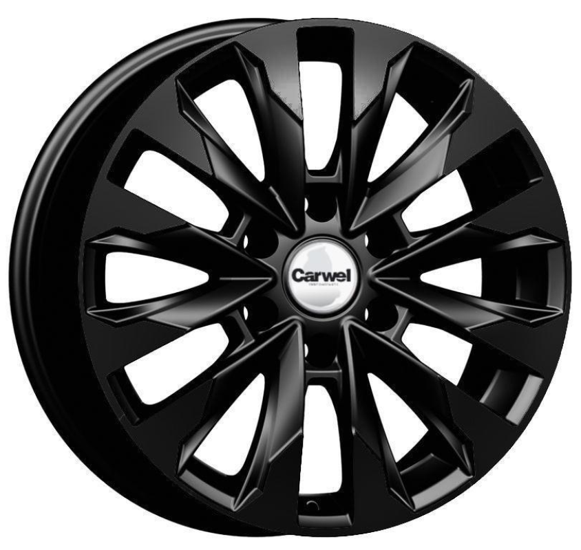 Диск колесный Carwel Печора 258 (Pajero) 7,5x18 6x139,7 Dia67.1 ET46 цвет BK