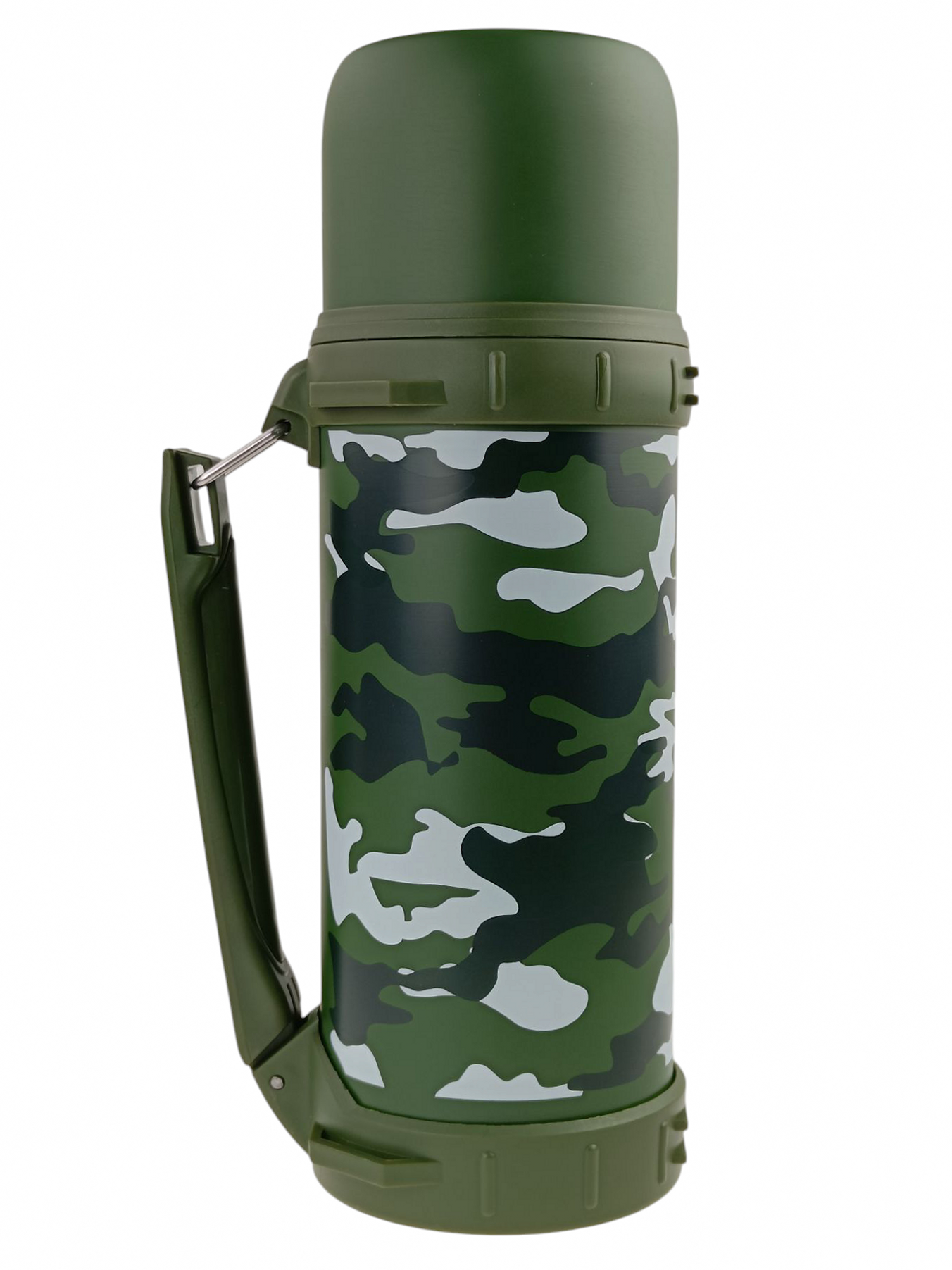 Термос Mallony Military, нержавеющая сталь, 1,2 л, хаки