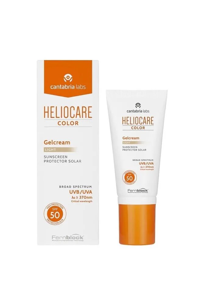 Цветной гель-крем Light Spf 50 Солнцезащитный крем 50 мл / Heliocare Color Gelcream Light Spf50 Renkli Gne Kremi 50 Ml