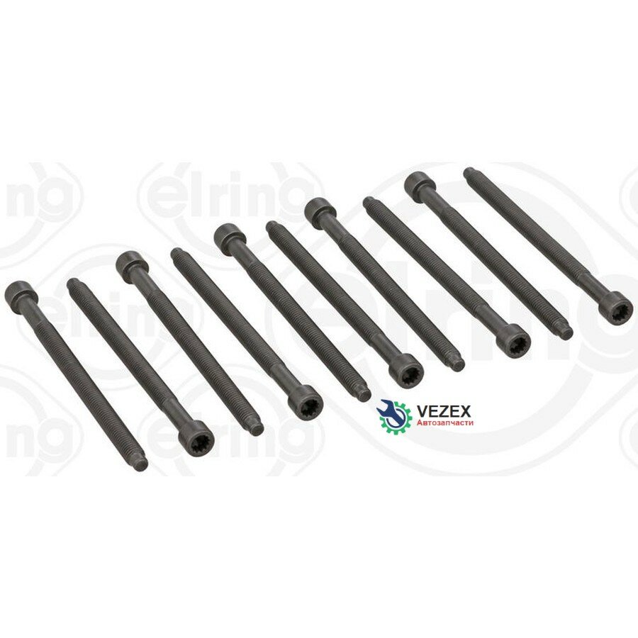 ELRING 057240 Комплект болтов ГБЦ (10шт) VW GOLF IV/BORA/CADDY/JETTA/PASSAT/SHARAN