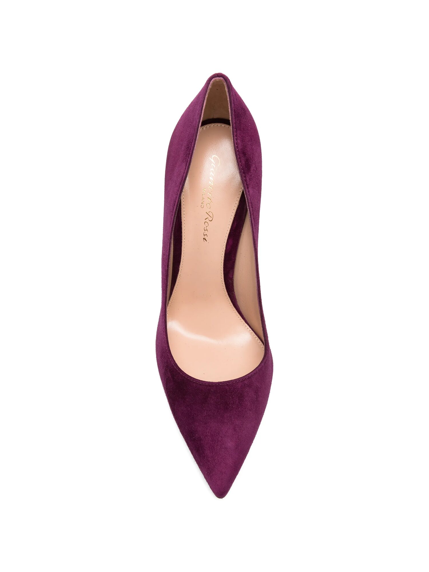Туфли Gianvito Rossi Pointed-toe suede pumps, размер 38,5 — фото 1