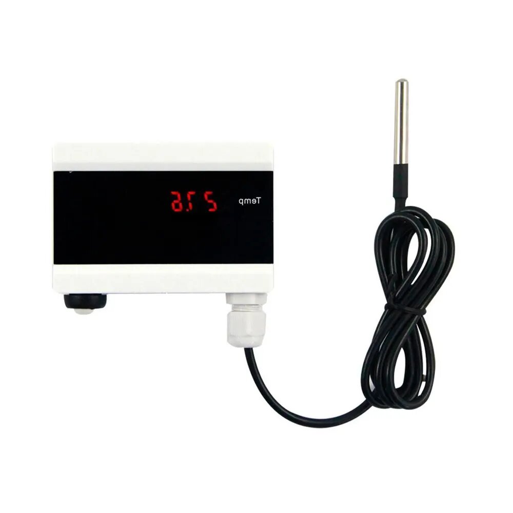 Профессиональный Wi-Fi датчик температуры Straz Wi-Fi TH/951 (2.4 МГц) (F1662EU) с погружным датчиком, аккумулятором и экраном - для холодильников и теплиц