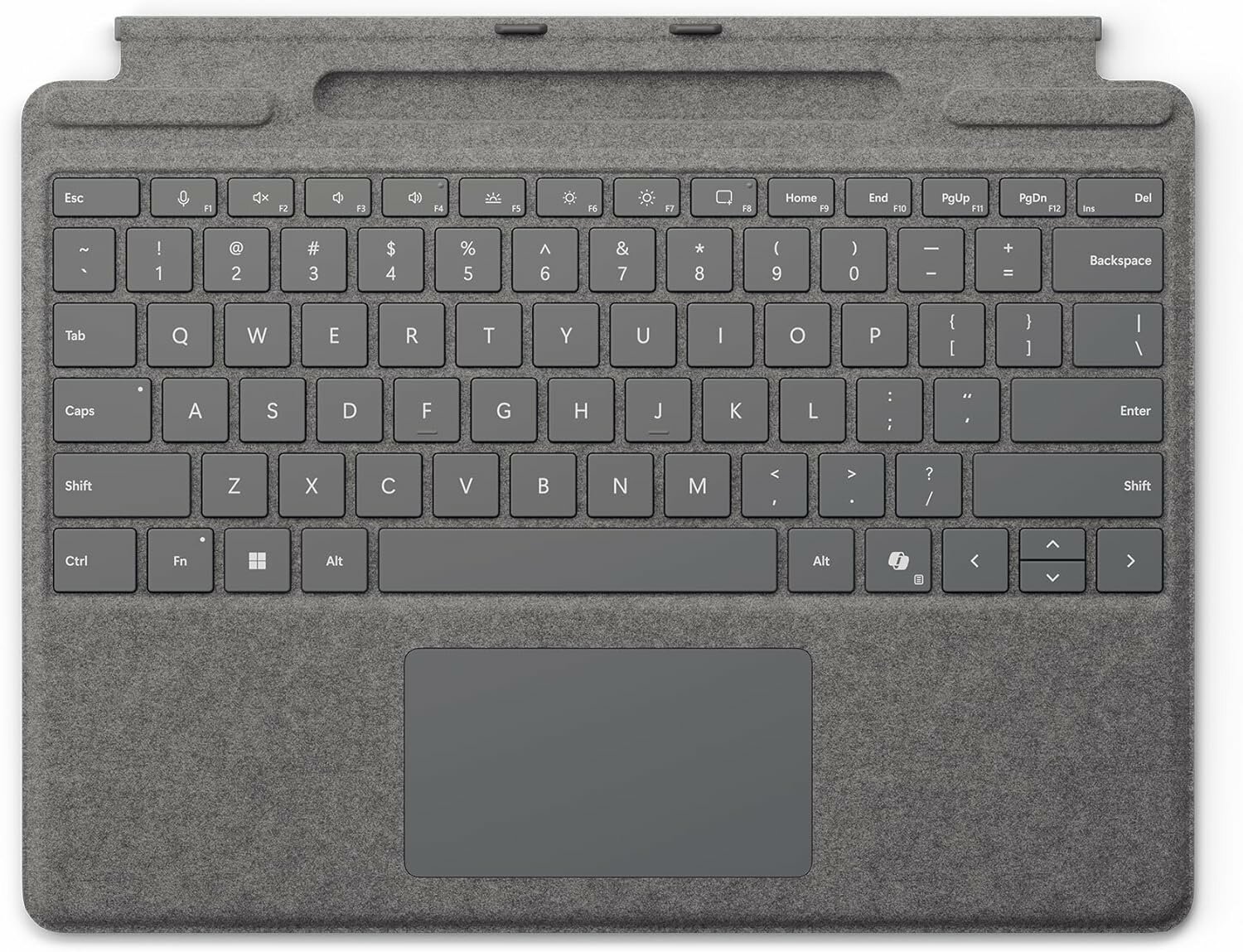 Клавиатура Microsoft Surface Pro X/8/9/10/11 Signature Keyboard Platinum Alcantara RUS