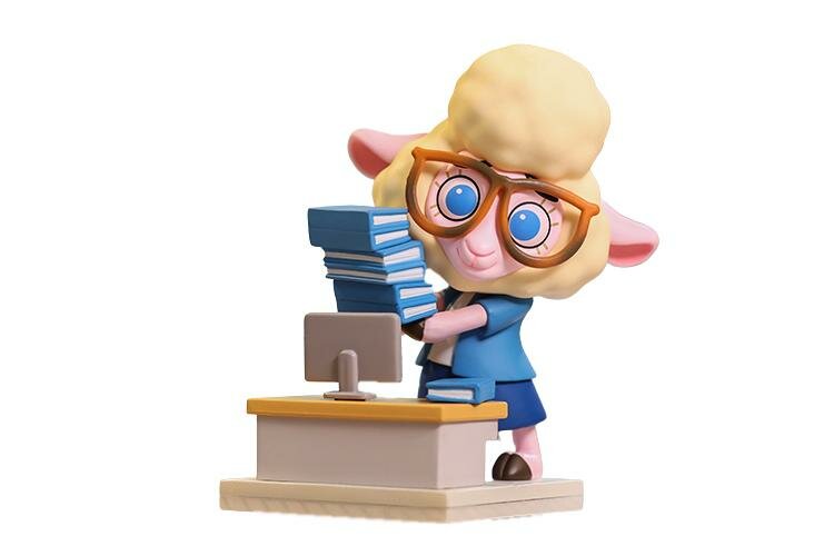 Коллекционные фигурки унисекс POP MART Zootopia Judy Hopps Secret Box, Confirmed-Finnick (Open)