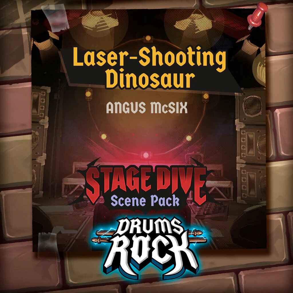 Дополнение Drums Rock: Angus McSix - 'Laser-Shooting Dinosaur', цифровое издание PlayStation 5, регион Турция / покупка на ваш аккаунт