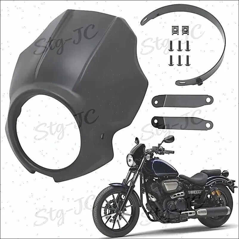 Кожух фары, арт. Защита лобового стекла от обтекателя руля фары для Yamaha XVS 950 SPEC BOLT 950 2013-up