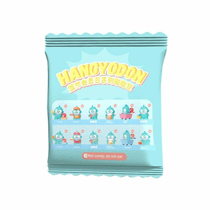 Милая и очаровательная фигурка рыбки-клоуна Хангиодон от Sanrio, серия Hanton Supermarket Member's Day, в слепом