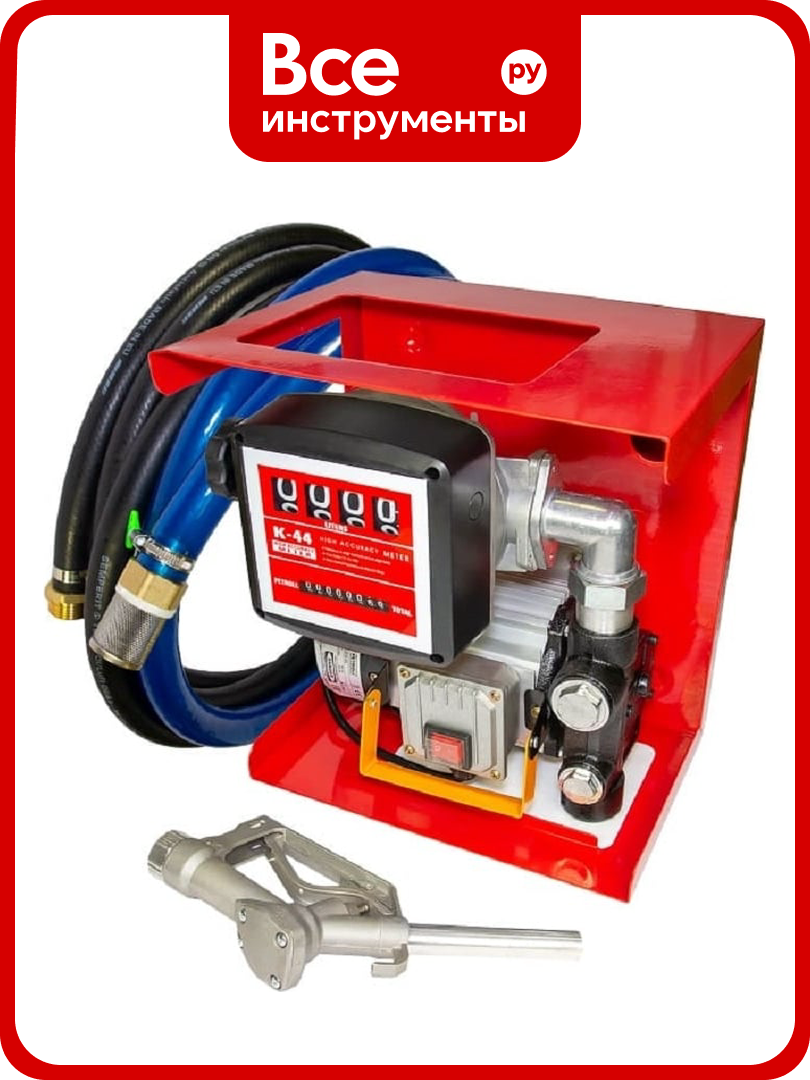 Заправочная станция перекачки топлива со счетчиком Петролл Petroll cosmic-60(220v) 3018, из емкости,