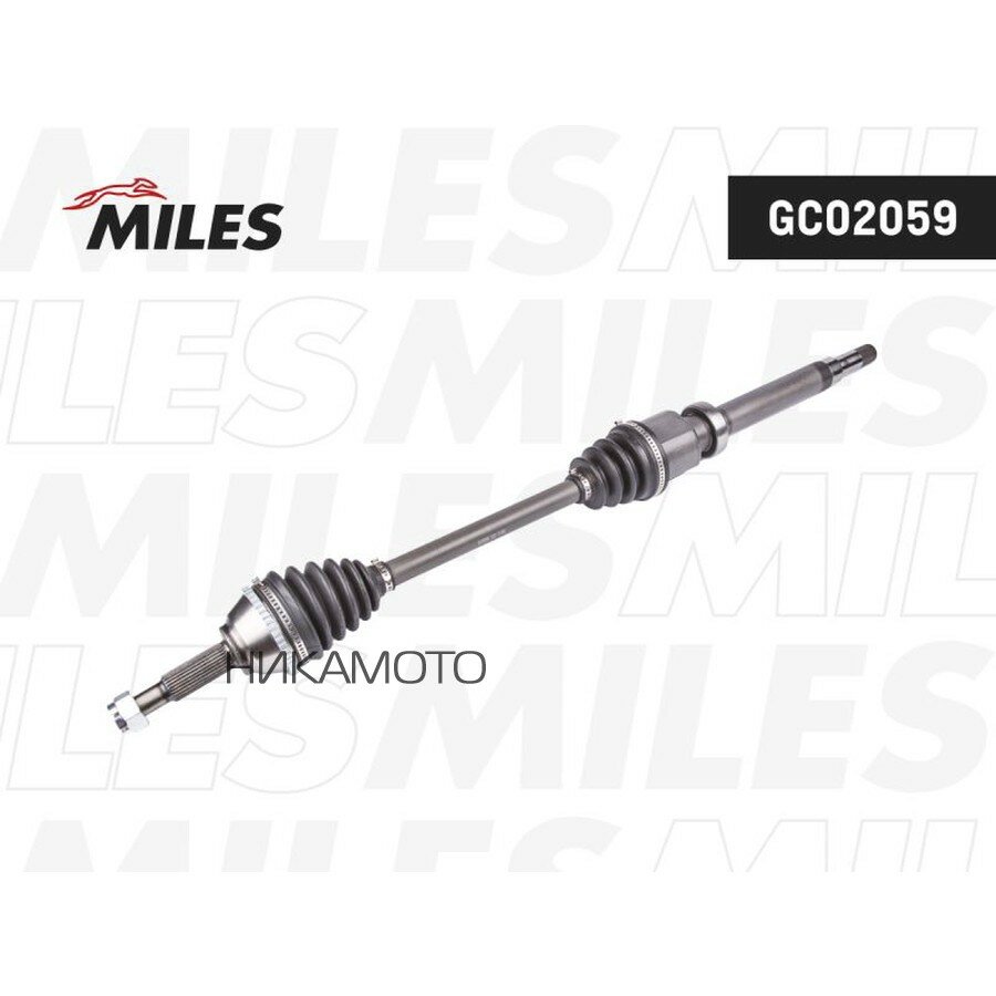 MILES GC02059 Привод в сборе FORD TRANSIT 00-06 прав. (ABS)