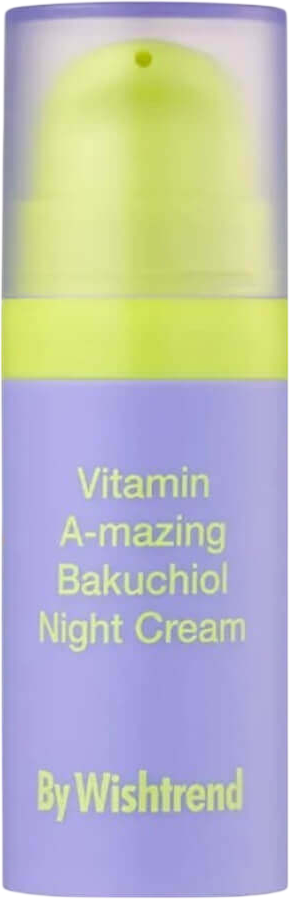 By Wishtrend Ночной крем с ретинолом и бакучиолом 10 г Vitamin A-mazing Bakuchiol Night Cream 10 100ml