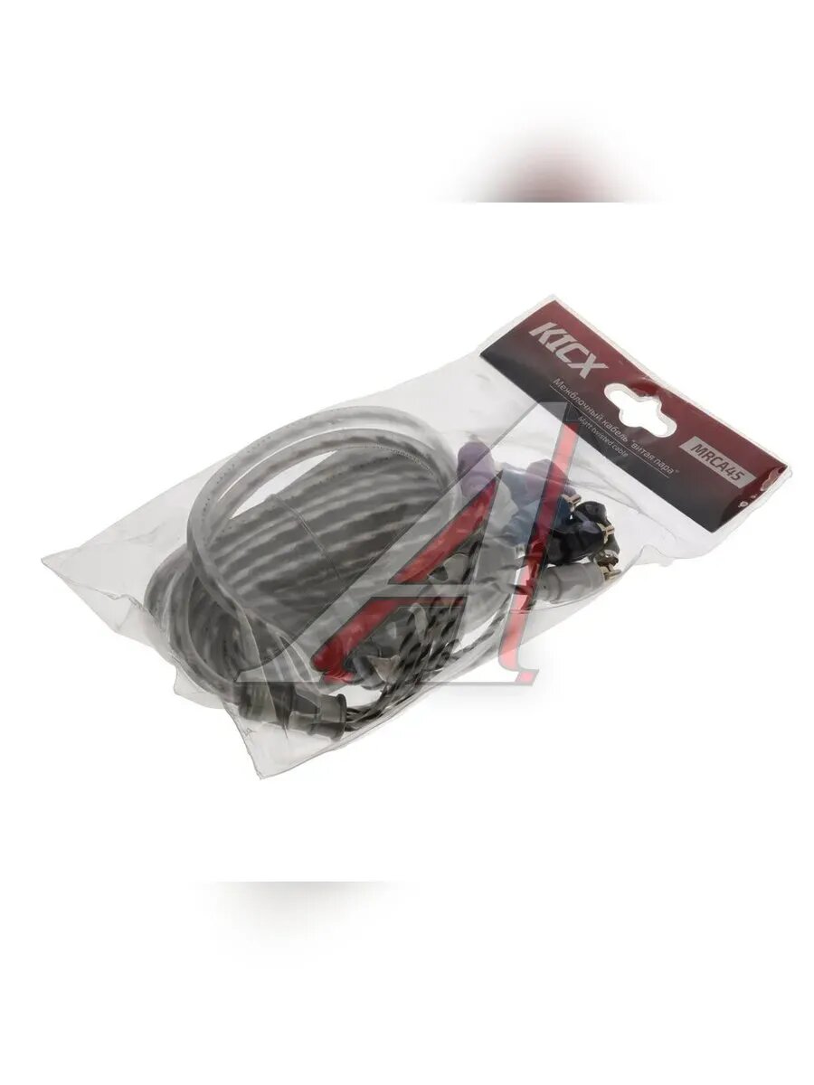 Кабель RCA 4x4 5м KICX, многопроволочная медь