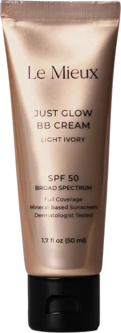 Le Mieux BB Крем для лица, оттенок светлой слоновой кости SPF50 Just Glow BB Cream Light Ivory 120ml