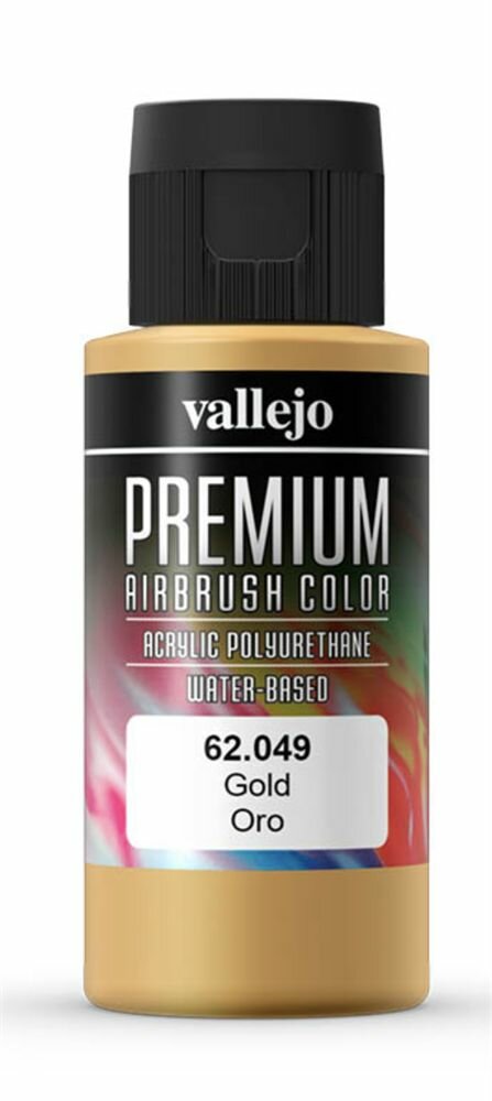Краска 62049 Premium Color - P-M Gold 60 ml. Vallejo 62049
