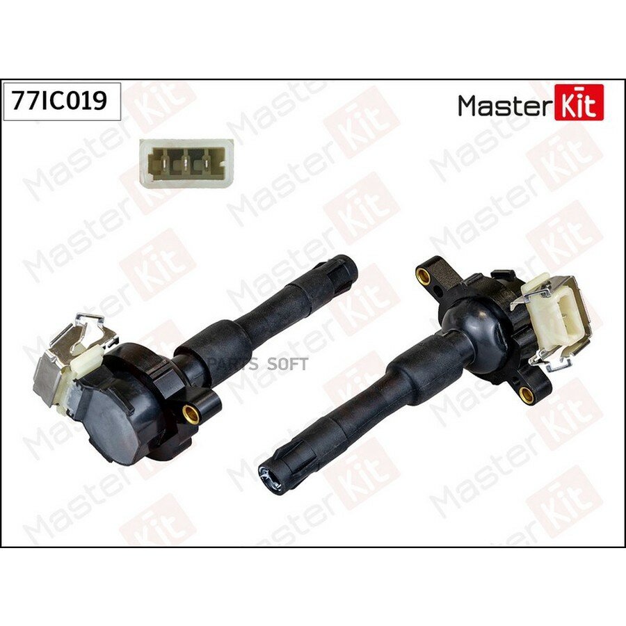 Катушка зажигания BMW E36/46/39/X5 (E53) от официального дистрибьютора, MASTERKIT, артикул 77IC019