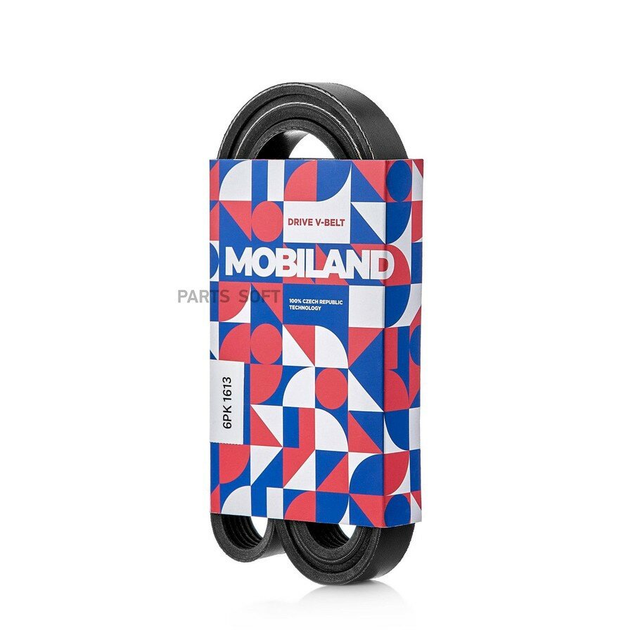 Ремень 6PK1613 (EPDM) для а/м VW PASSAT B6 (3C2), PASSAT B7 (362), GOLF V (1K1) AUDI A4 B7 (8EC) 501261613 от официального дистрибьютора, MOBILAND, артикул 501261613