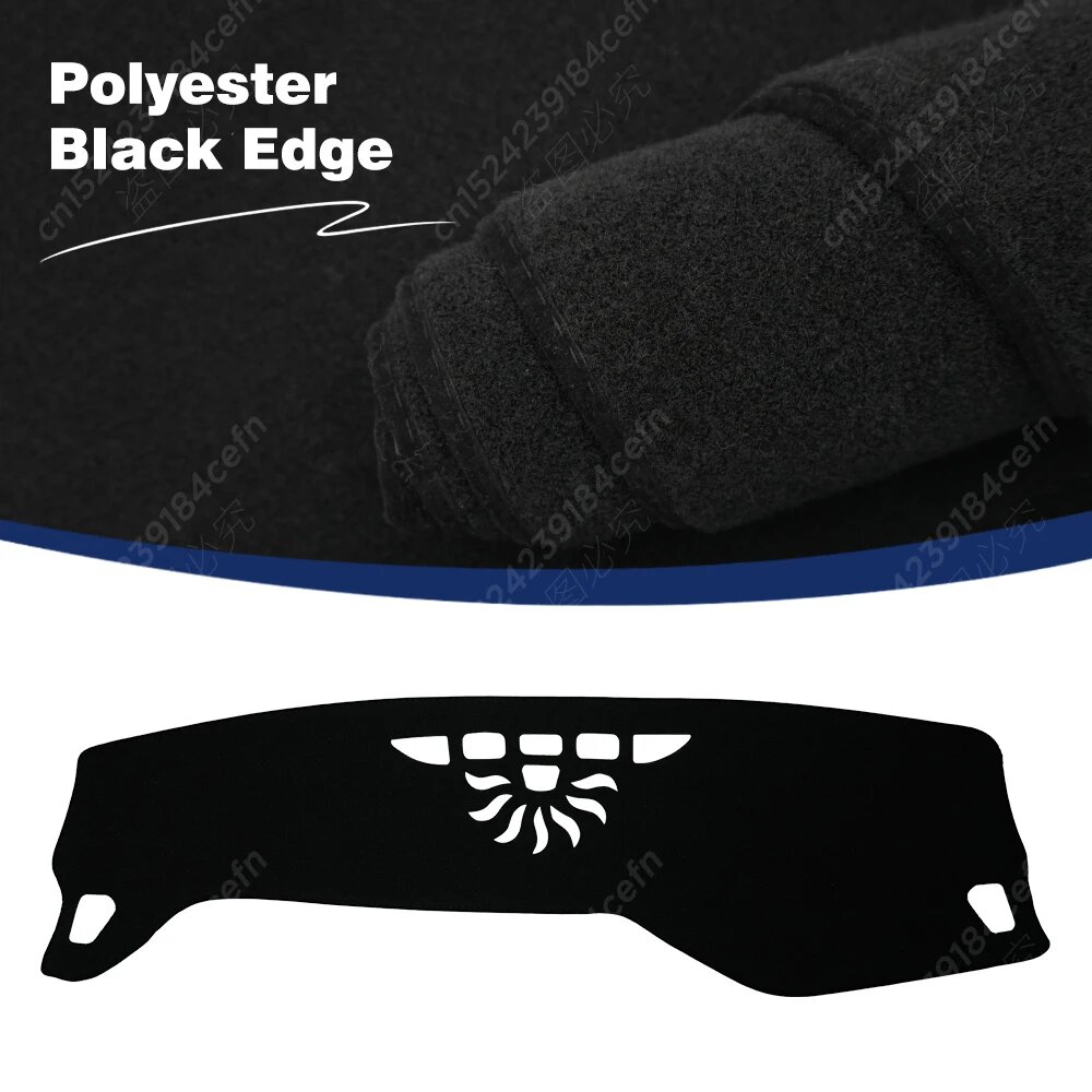 Накидка на приборную панель автомобиля для Chery Tiggo 8 PRO Max 2022-2025: Polyester-Black edge