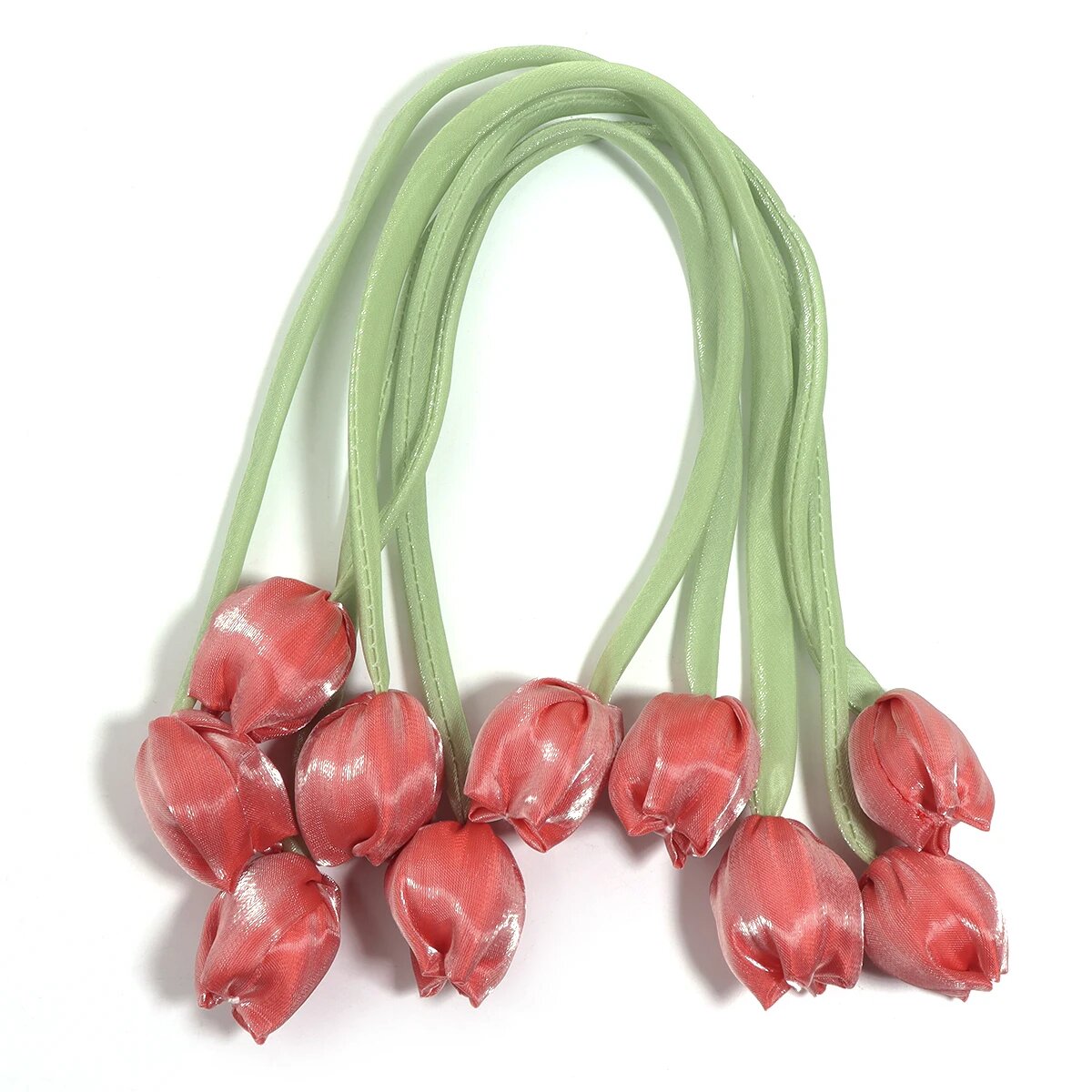 Нашивки тюльпаны Watermelon red, 5 шт.