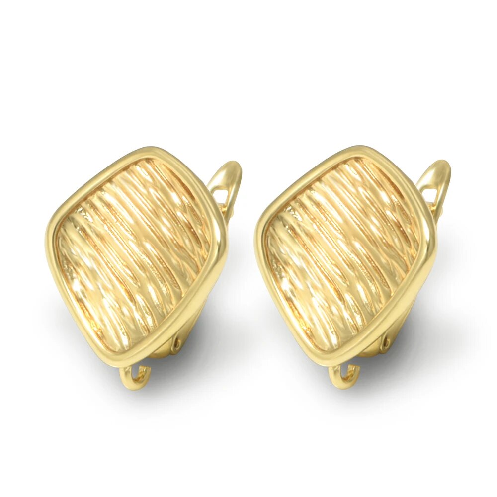 Крючки для сережек YANASI латунь/медь золотистые 18K 18K Gold