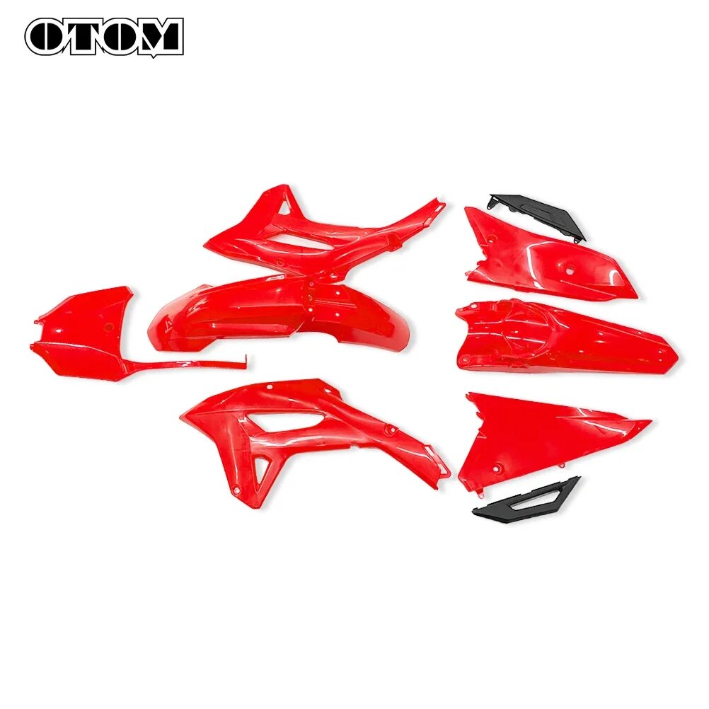 Полный пластиковый комплект обвеса OTOM для мотоциклов HONDA CRF 250RX 300RX 22-24, CRF Красный, Red