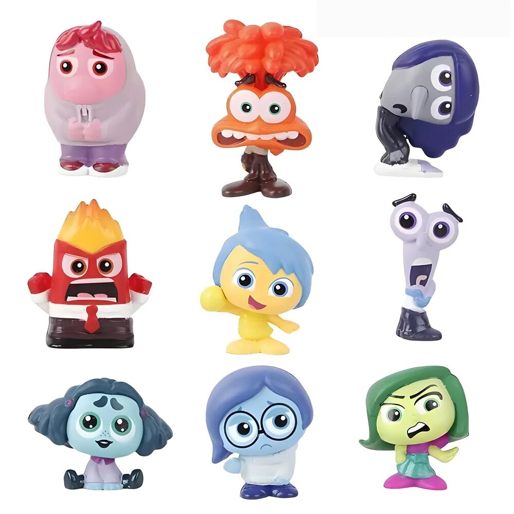 Фигурки Inside Out 2 Bandai 9 шт.