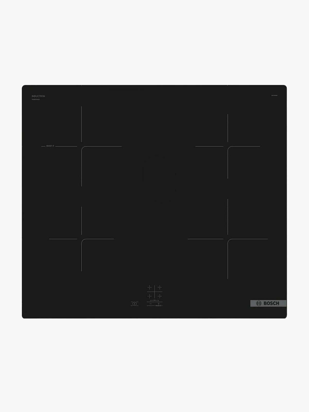 Индукционная варочная поверхность Bosch Serie 2 PUG61KAA5E, черный